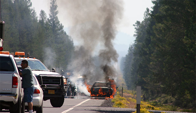 Car Accidents, Fuel Tank Fires, and Exploding Gas Tanks